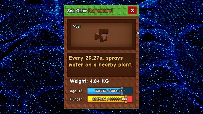 Benefits Of Owning The Grow A Garden Sea Otter - Durbin Rock