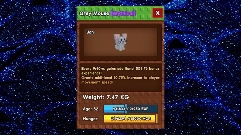 What Are The Benefits Of Owning The Grow A Garden Grey Mouse? - Durbin Rock