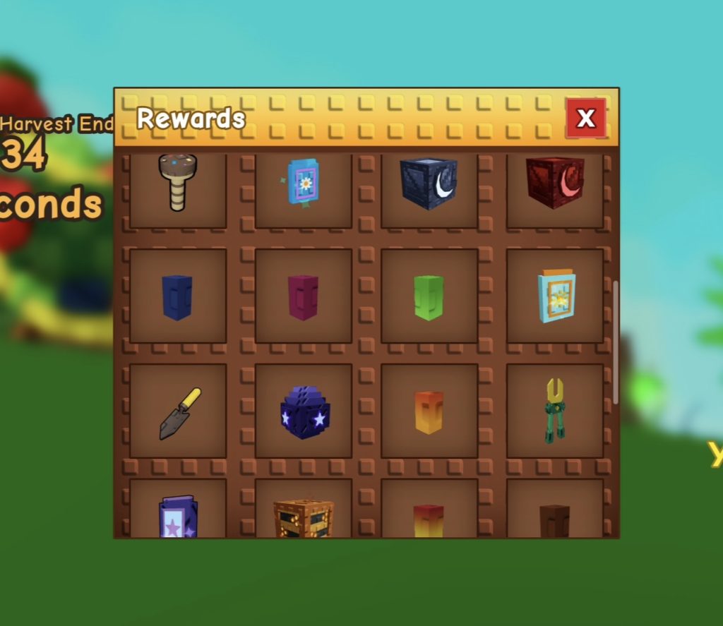 Full List Of The Grow A Garden Harvest Event Rewards