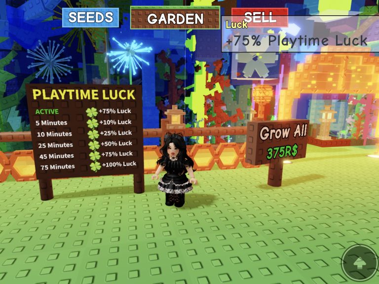 I Got The Grow A Garden Playtime Luck Board And THIS Happened - Durbin Rock