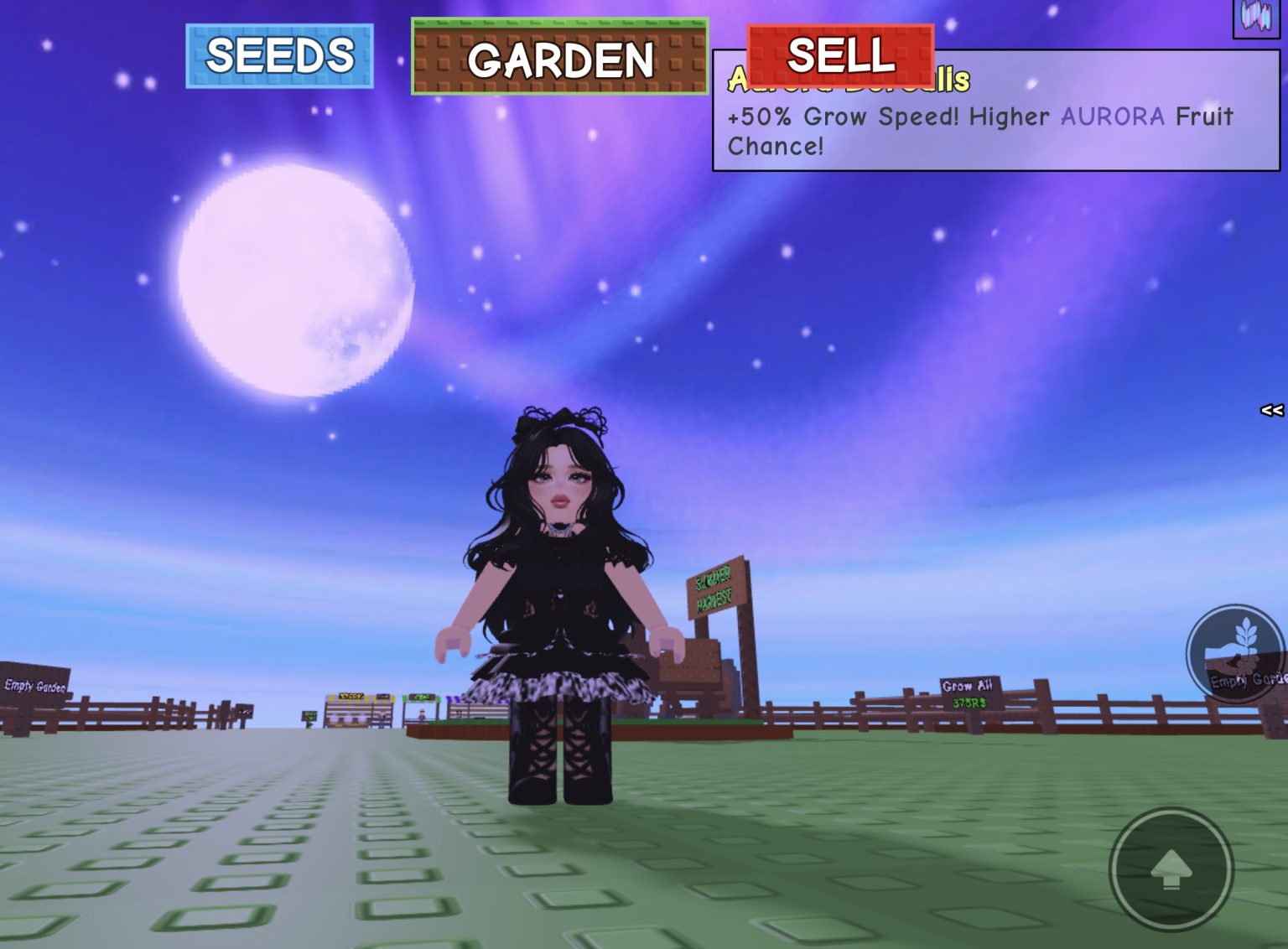 Grow A Garden Has Launched The Aurora Borealis Weather Event! - Durbin Rock
