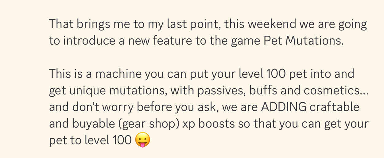 Grow A Garden Pet Mutations Update Revealed! [Spoilers]