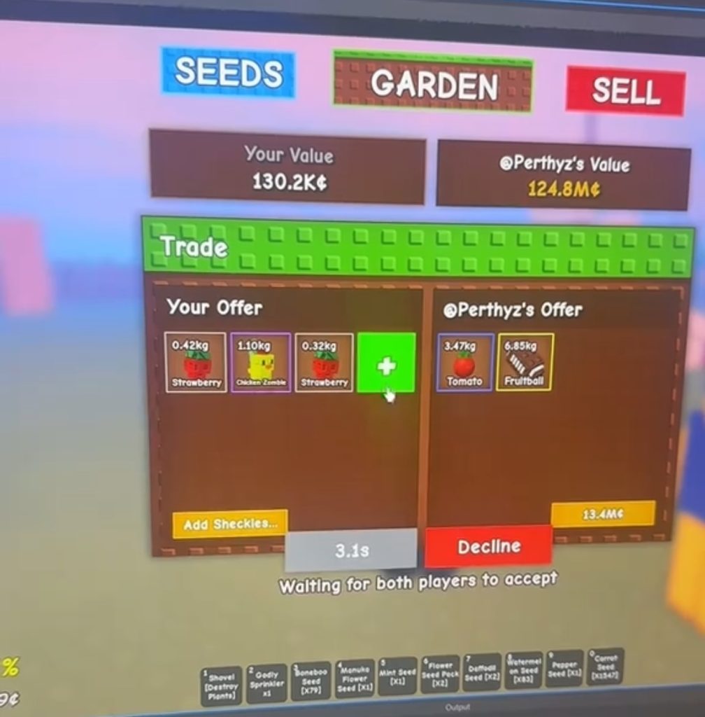 Grow A Garden NEW Cooking & Trading Update Revealed! [Spoilers ...