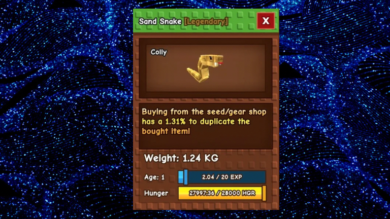 Everything You Need To Know About The Grow A Garden Sand Snake Pet ...