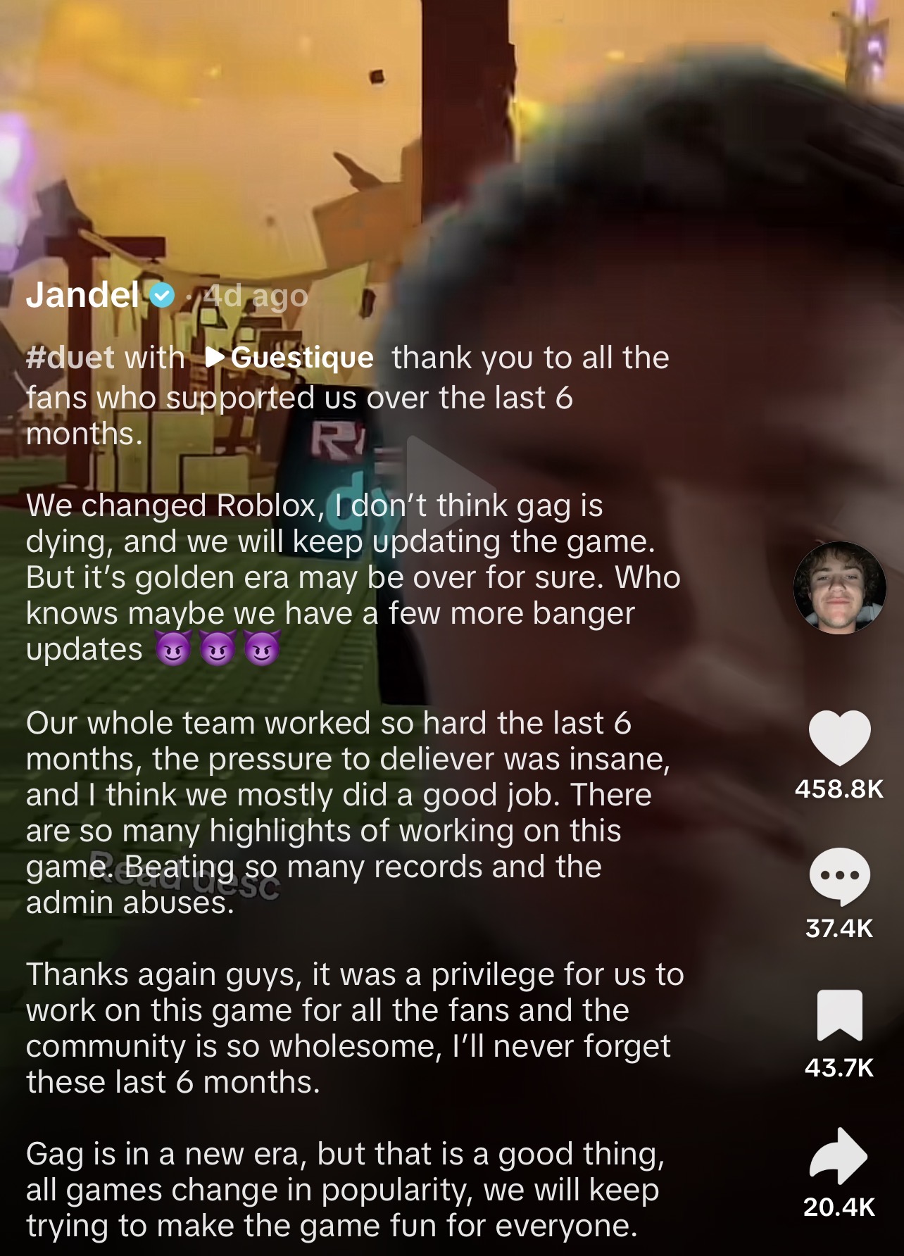 Jandel Is No Longer The Owner Of Grow A Garden - Durbin Rock