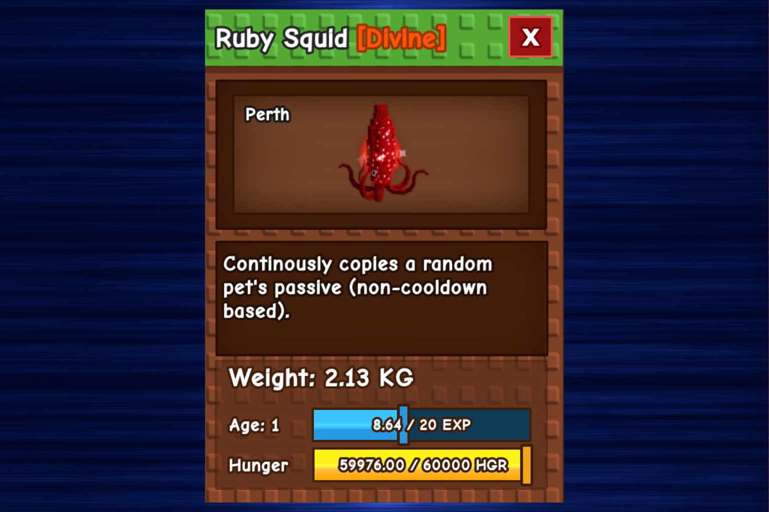 What Does The Grow A Garden Ruby Squid Pet Do? [Which Pets Can It Copy?]