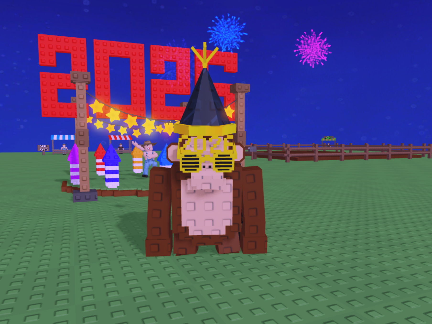 The Grow A Garden New Year's Chimp's Ability Is Broken - Durbin Rock