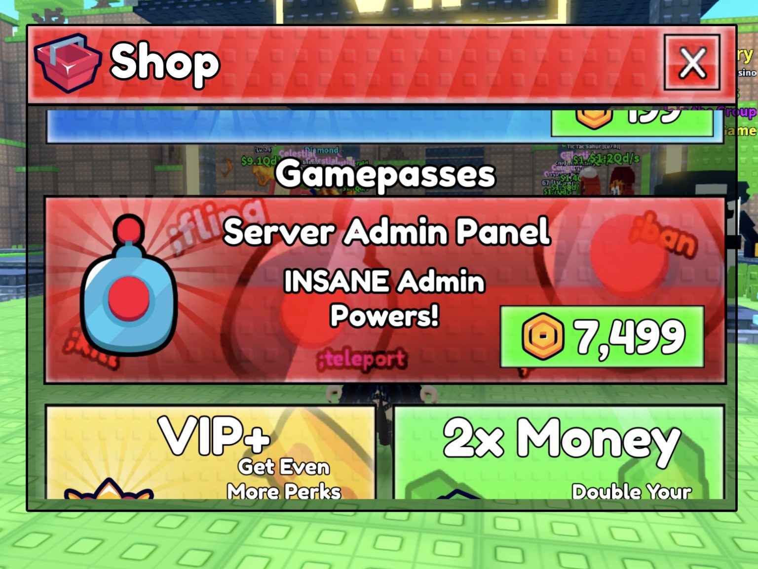 What Does The Server Admin Panel Do In Survive Lava For Brainrots ...