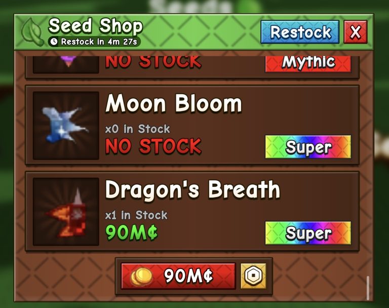 Complete Price List For Every Grow A Garden 2 Seed - Durbin Rock